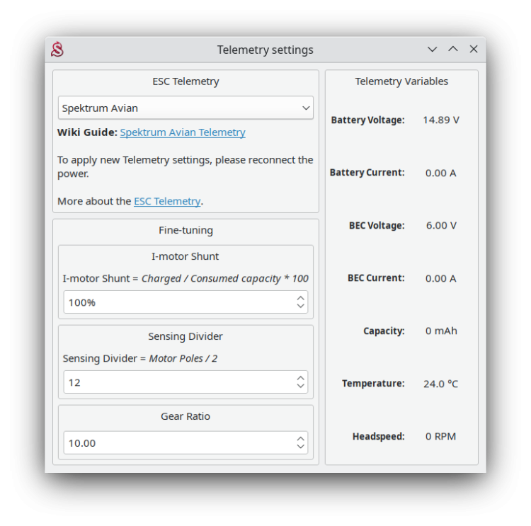 Avian Telemetry - Spirit System Manual